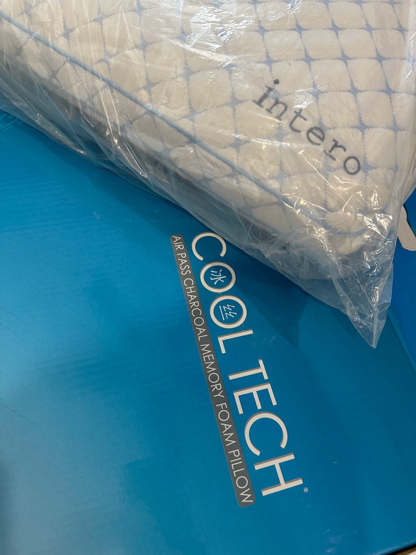 New ! Intero Cool Tech Air Pass Memory Foam Pillow, Furniture & Home ...