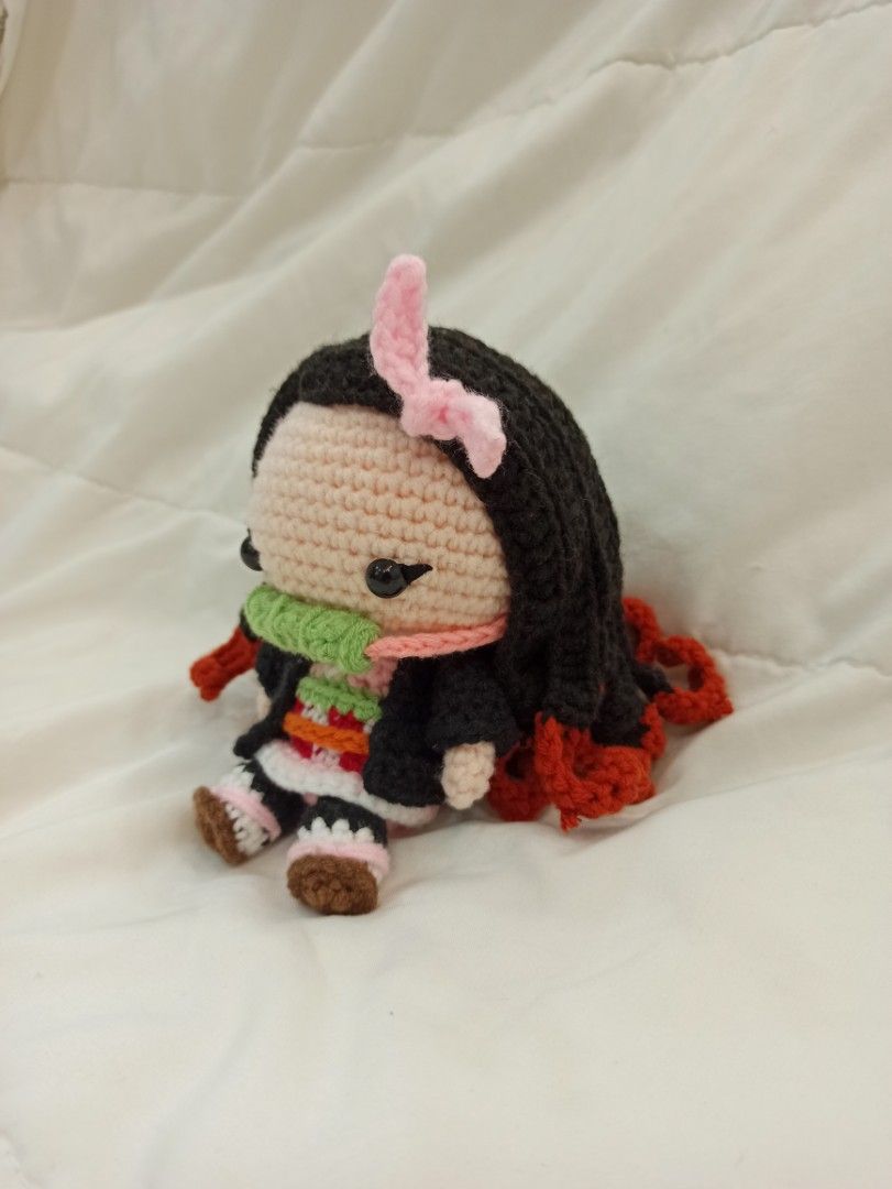 Nezuko crochet, Hobbies & Toys, Stationery & Craft, Handmade Craft on ...