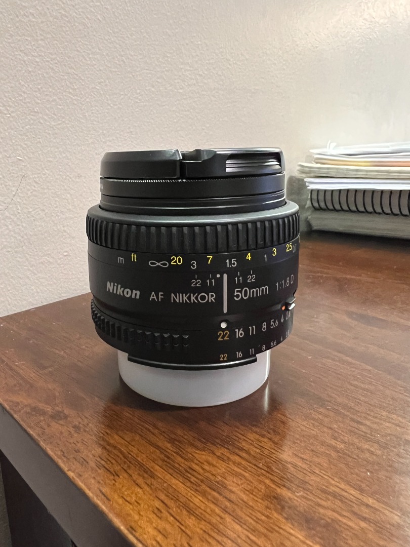 NIKON AF NIKKOR 50mm, Photography, Lens & Kits on Carousell