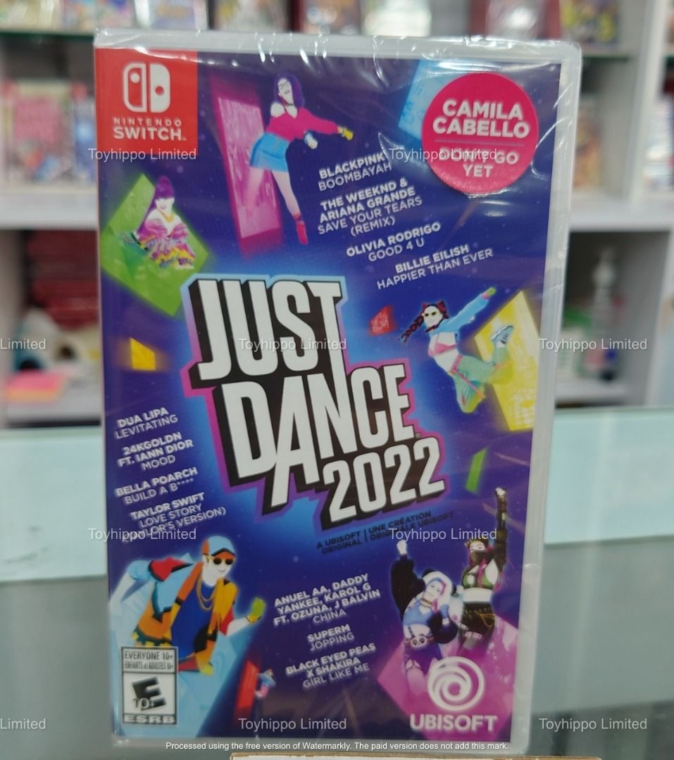 Nintendo Switch NS Game 任天堂遊戲- Just Dance 2022 舞力全開 22 (美版, 中英日文版) Dacing Exercise 跳舞減肥，消脂運動, 運動 ...