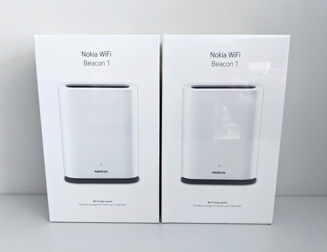 Nokia WiFi Beacon 1 Mesh Ranger Extender x 4 sets, Computers & Tech ...