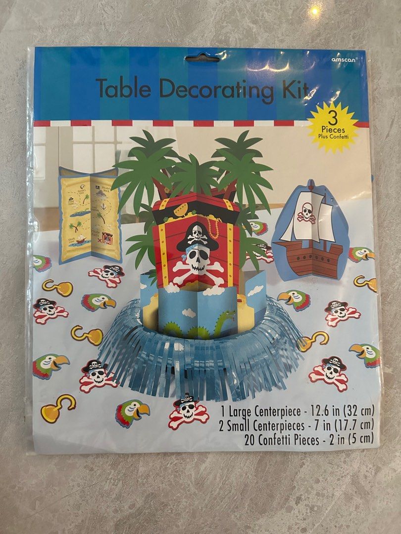 Ocean / Pirate Party Deco Set, Hobbies & Toys, Stationery & Craft ...