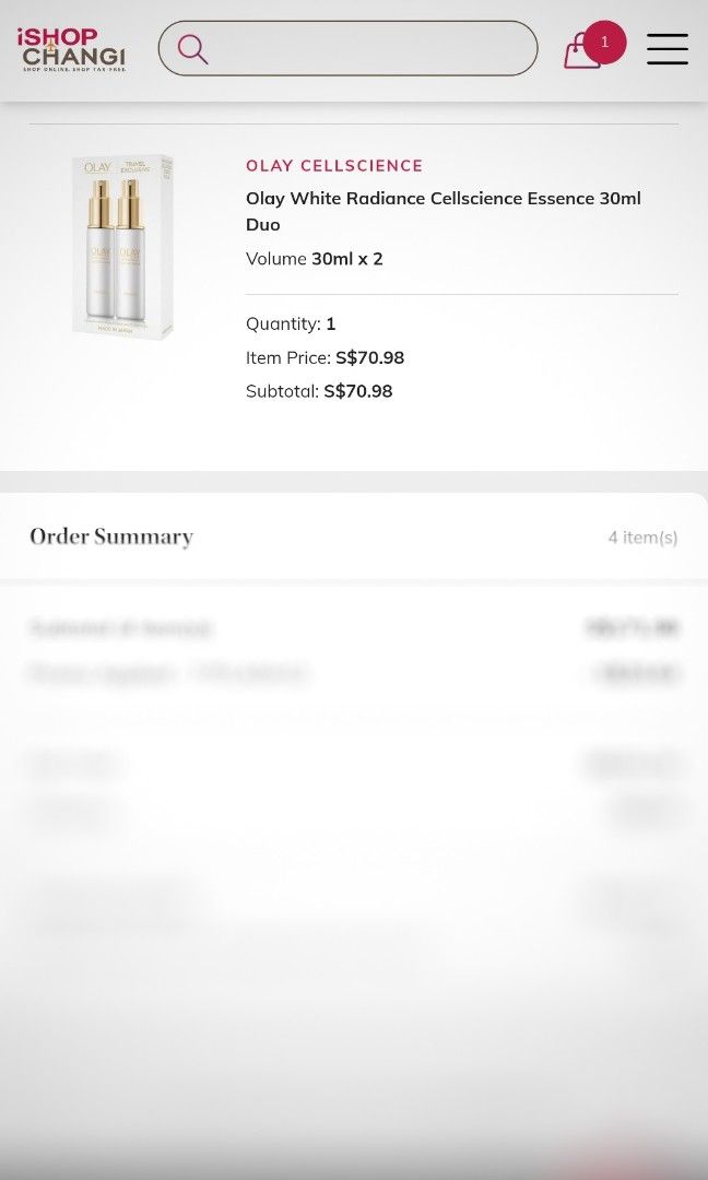 OLAY CELL SCIENCE whitening/brightening serum, Beauty & Personal Care ...