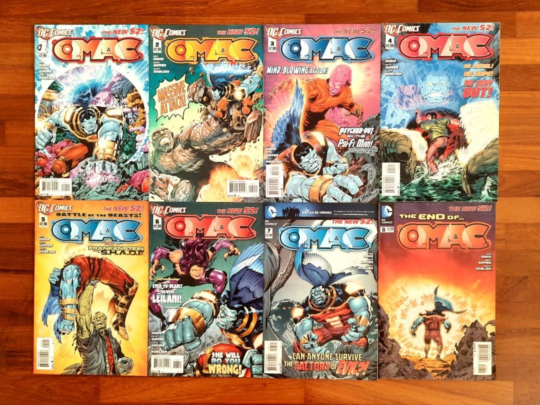 O.M.A.C Vol 4 #1 - 8 (2011 complete 8-issue set), Hobbies & Toys, Books ...
