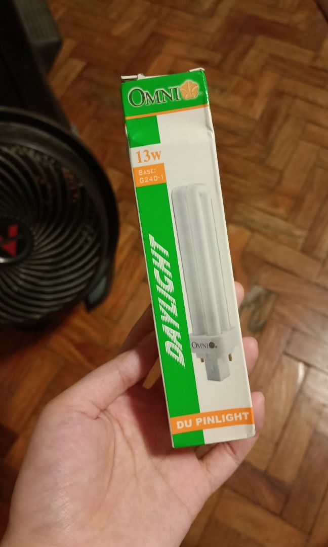 Omni Pinlight bulb 13W G24 Daylight, Furniture & Home Living, Lighting ...