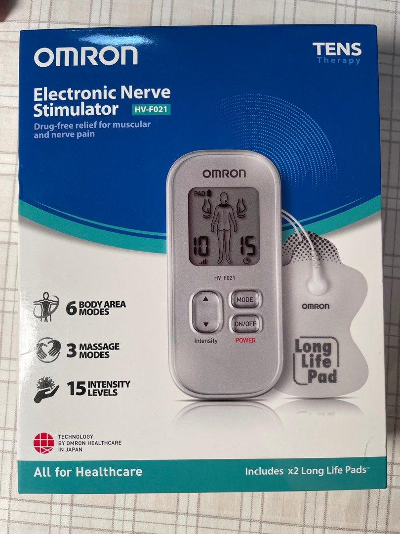 Omron - electronic nerve stimulator HV-F021, Health & Nutrition, Medical Supplies & Tools on ...