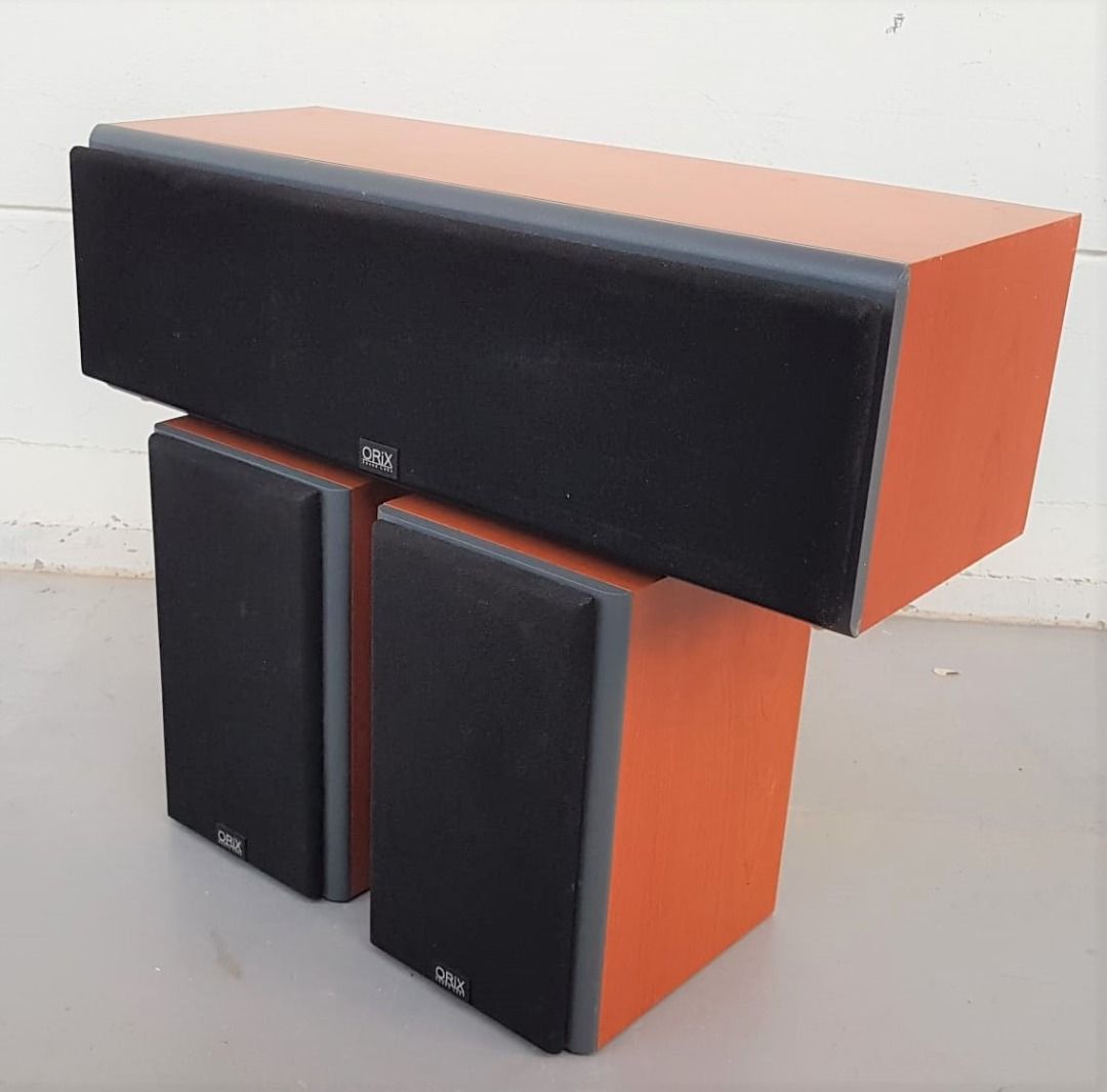 ORIX Sound Labs Speaker System, Set of 3 Speakers, Model OR-2707CS ...