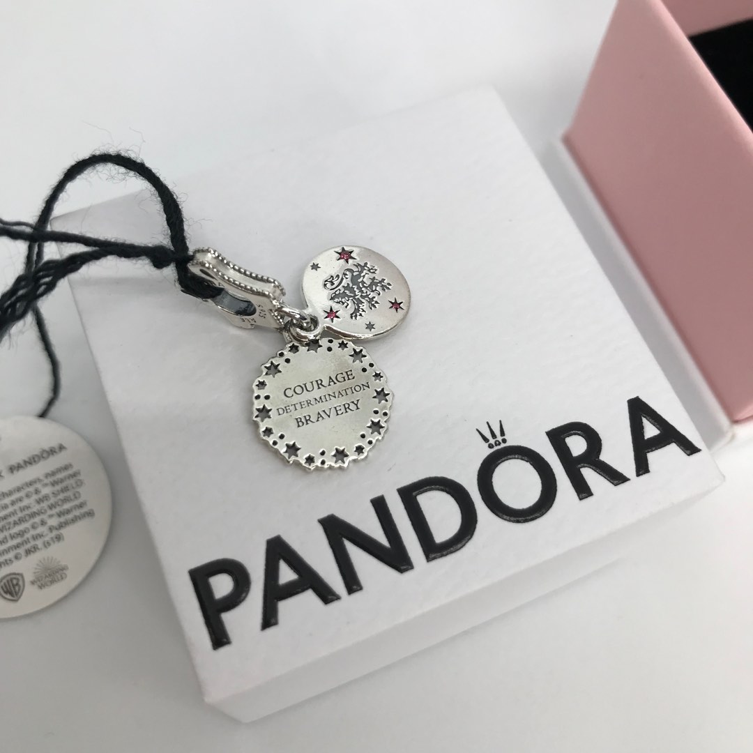 PANDORA Limited Edition Harry Potter Griffindor Charm, Women's Fashion ...