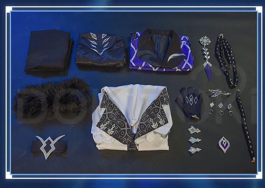 Pantalone Regrator Fatui Harbinger Genshin Impact Cosplay, Hobbies ...