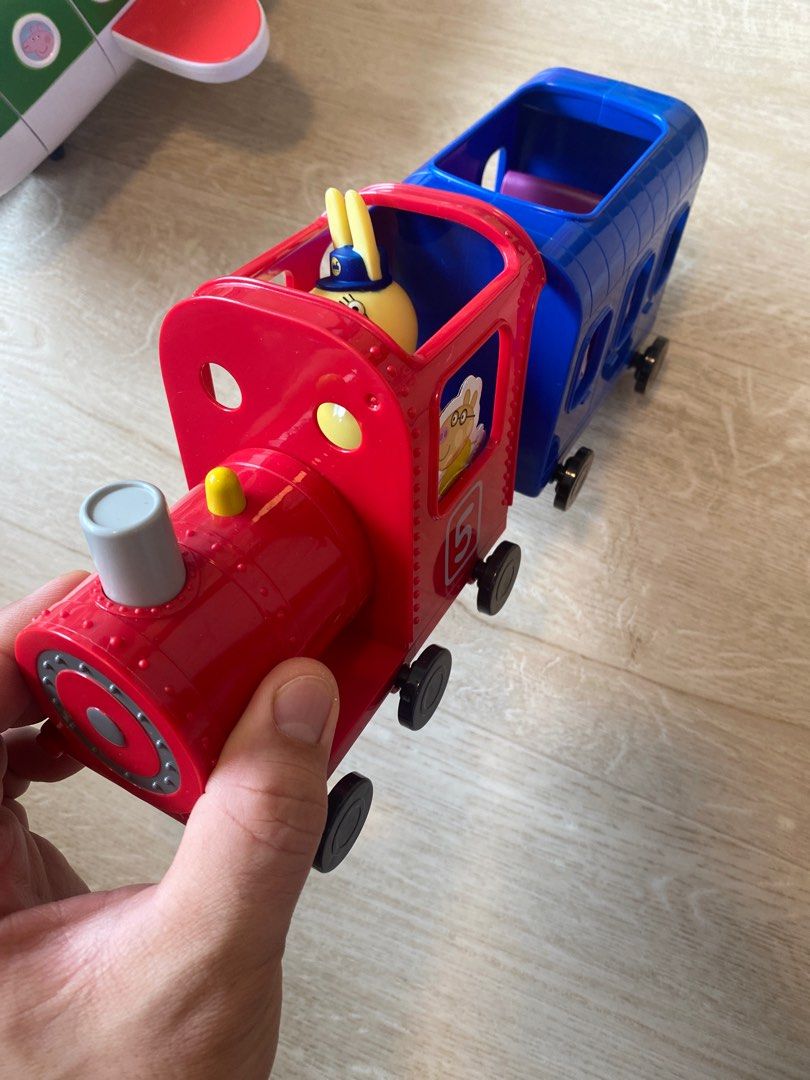 Peppa Pig air plane and train, Hobbies & Toys, Toys & Games on Carousell