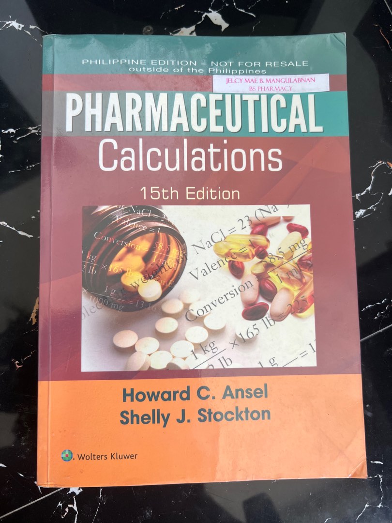 Pharmaceutical Calculations - 15th Edition, Hobbies & Toys, Books ...