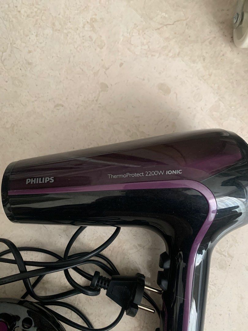 Philips Hairdryer ThermoProtect 2200W Ionic, Beauty & Personal Care ...