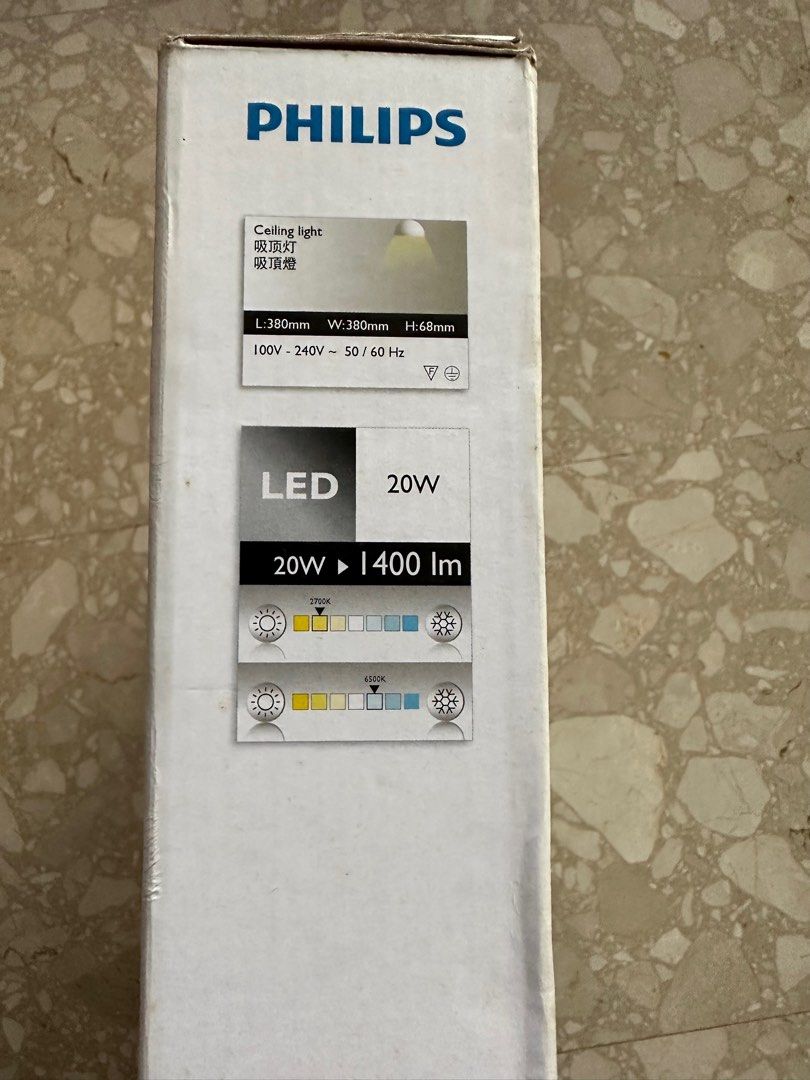 Philips LED 20W ceiling light fitting, Furniture & Home Living ...