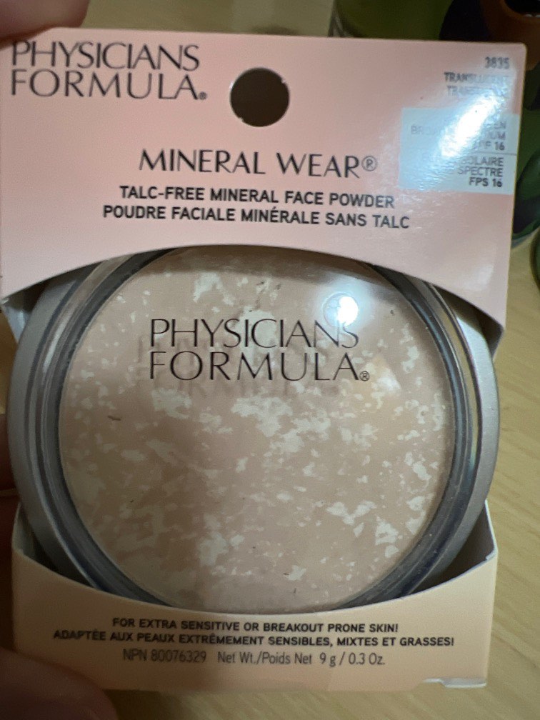 Physicians formula 礦物物理防曬粉 半透明色 fps16, 美容＆個人護理, 健康及美容 - 皮膚護理, 化妝品 ...