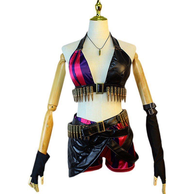 [PO] Jinx LOL Cosplay League of Legends, Women's Fashion, Dresses ...