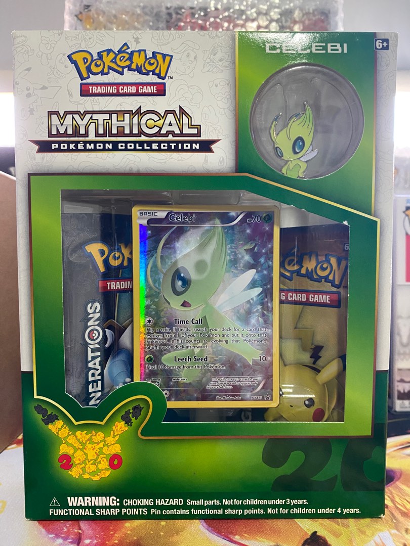 Pokemon Generations Mythical Collection Box Celebi, Hobbies & Toys ...