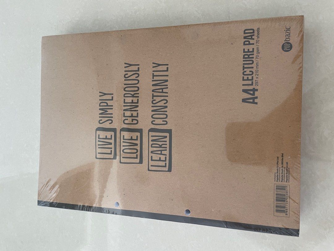 PopBasic A4 Foolscap Set of 5, Hobbies & Toys, Stationery & Craft ...