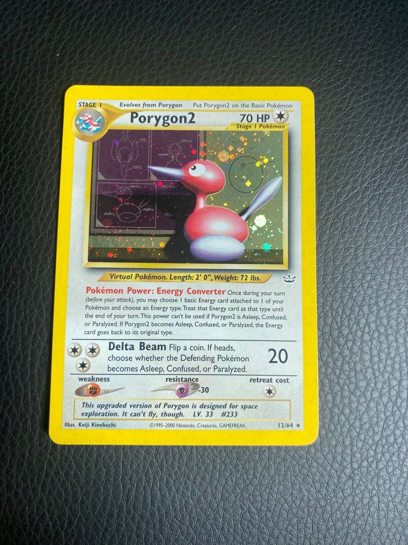 Porygon2 holo neo revelation vintage pokemon card tcg, Hobbies & Toys ...