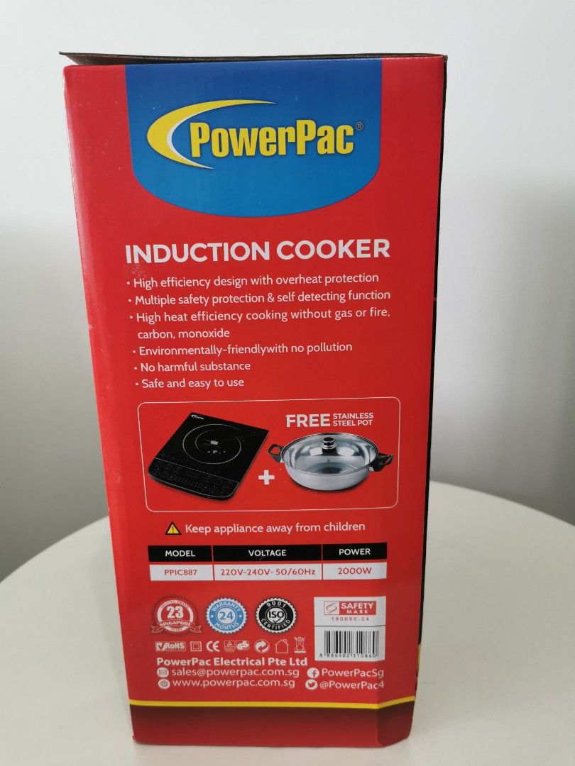 PowerPac Induction Cooker, TV & Home Appliances, Kitchen Appliances ...