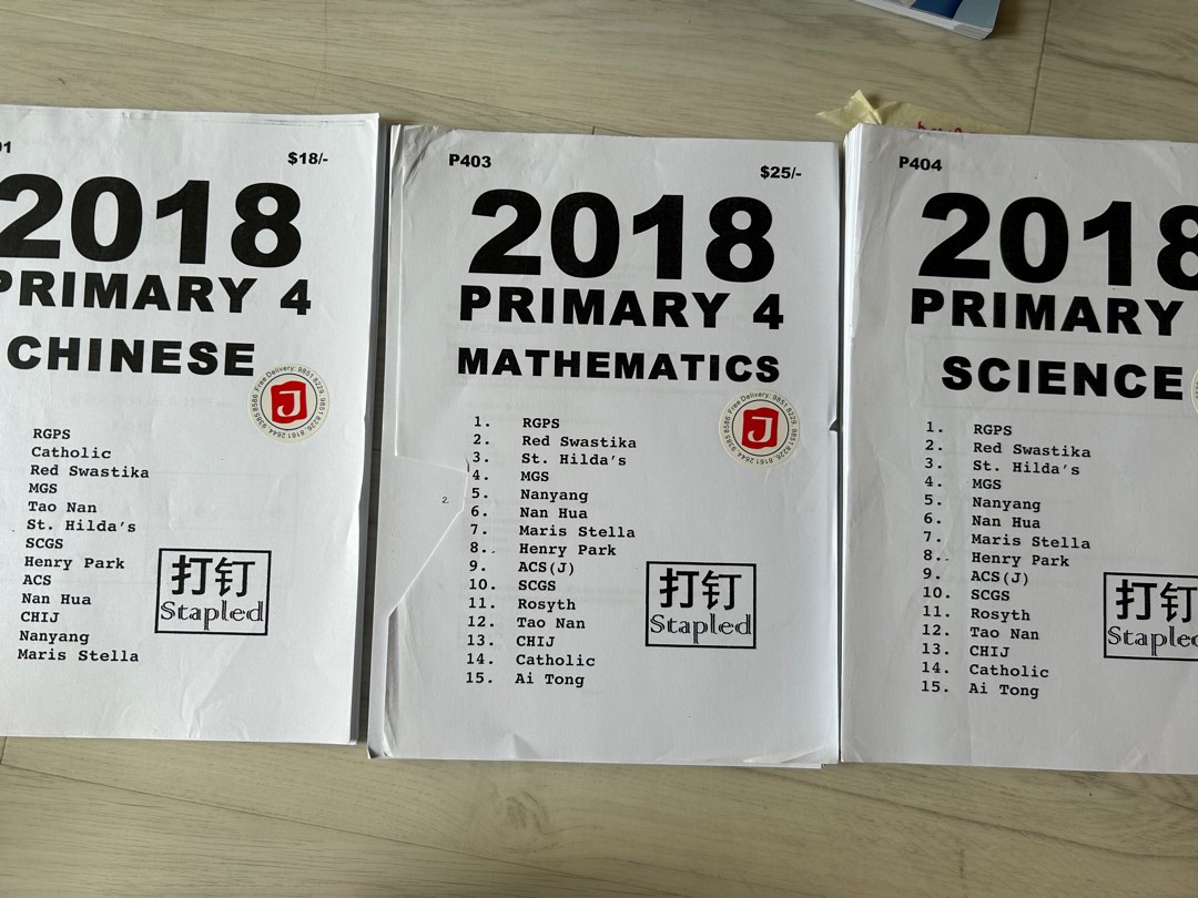 Primary 4 past papers, Hobbies & Toys, Books & Magazines, Assessment ...