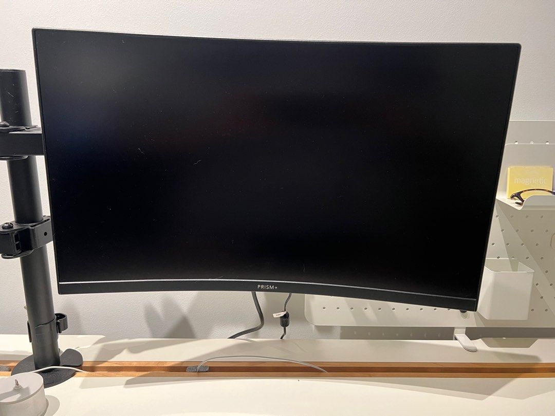 Prism x240 24” curved monitor with stand, Computers & Tech, Parts ...