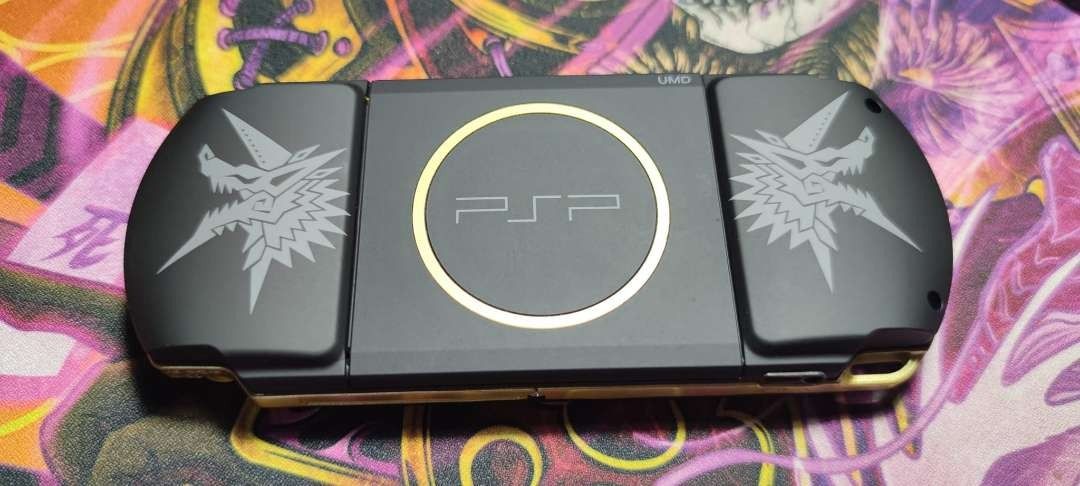 PSP 3000 Monster Hunter Edition, Custom Battery - Custom Build, Video ...