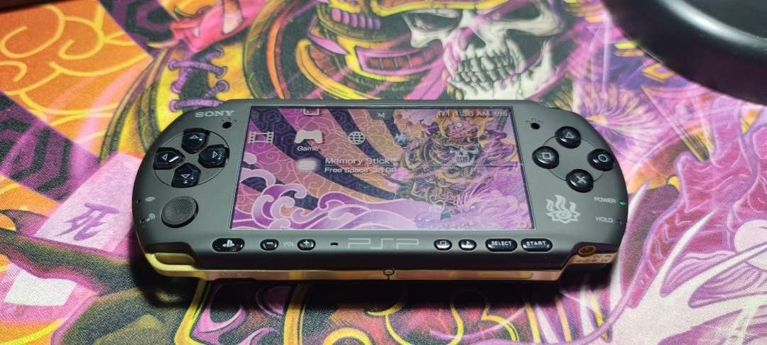 PSP 3000 Monster Hunter Edition, Custom Battery - Custom Build, Video ...