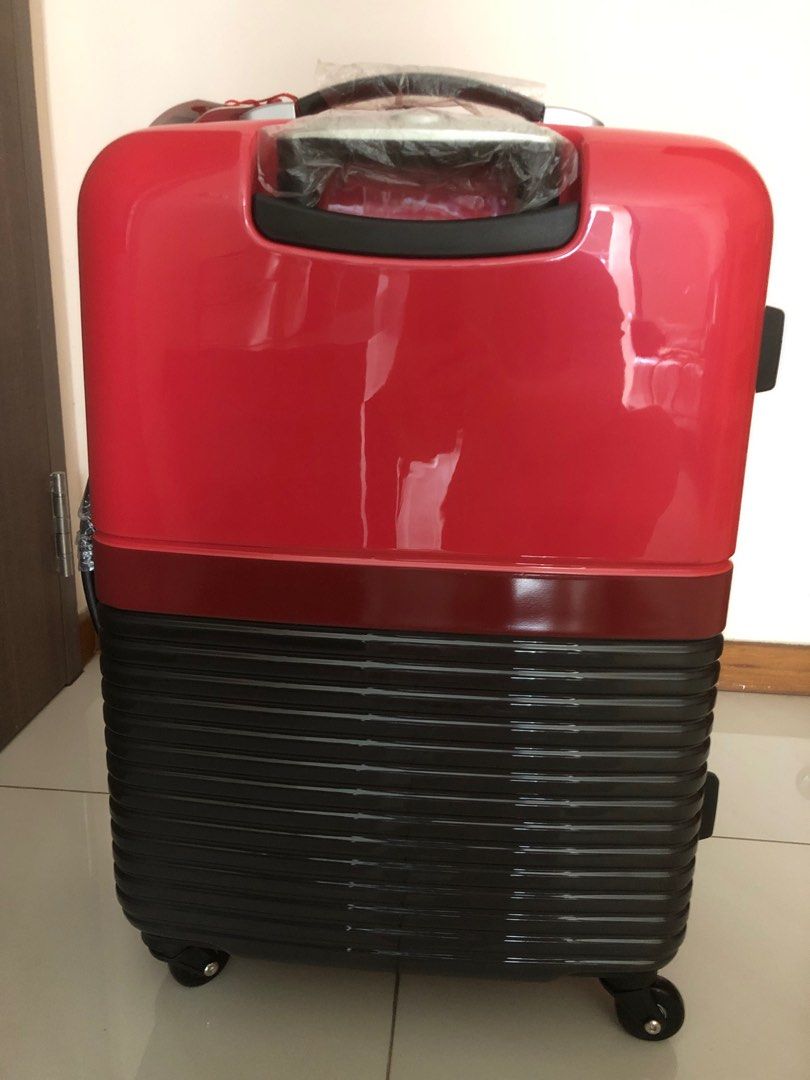 PU Wheeled Samsonite ROBO Red/Dark Grey Spinner 65/24 Luggage, Hobbies & Toys, Travel, Luggage ...