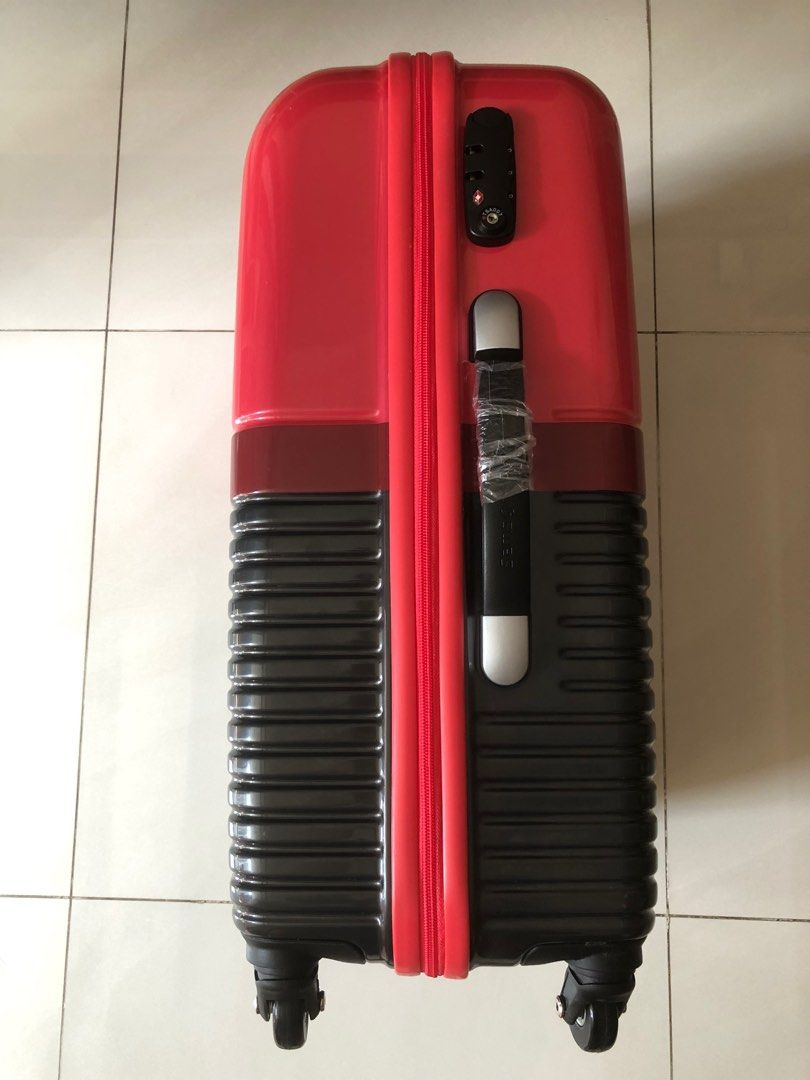 PU Wheeled Samsonite ROBO Red/Dark Grey Spinner 65/24 Luggage, Hobbies & Toys, Travel, Luggage ...