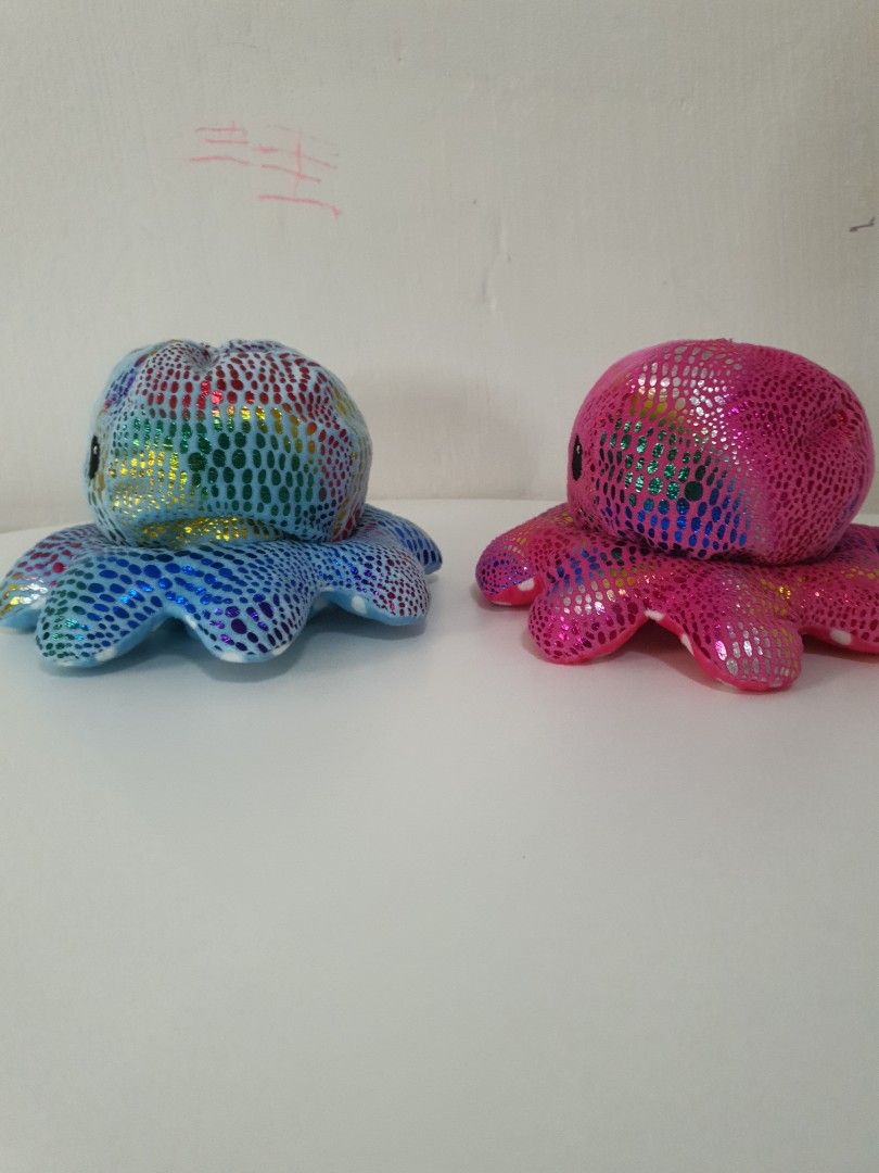 Rainbow Sequin Reversible Octopus, Hobbies & Toys, Toys & Games on ...