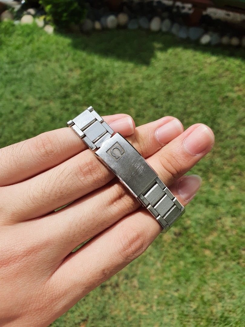 Rare! Oversized Omega Dynamic Geneve grey dial orange second hand ...