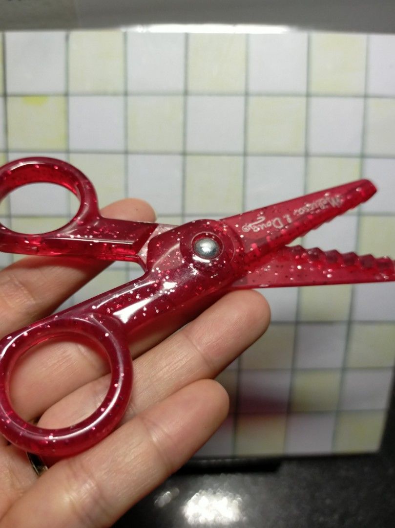 Red blue children scissors, Hobbies & Toys, Stationery & Craft, Craft ...
