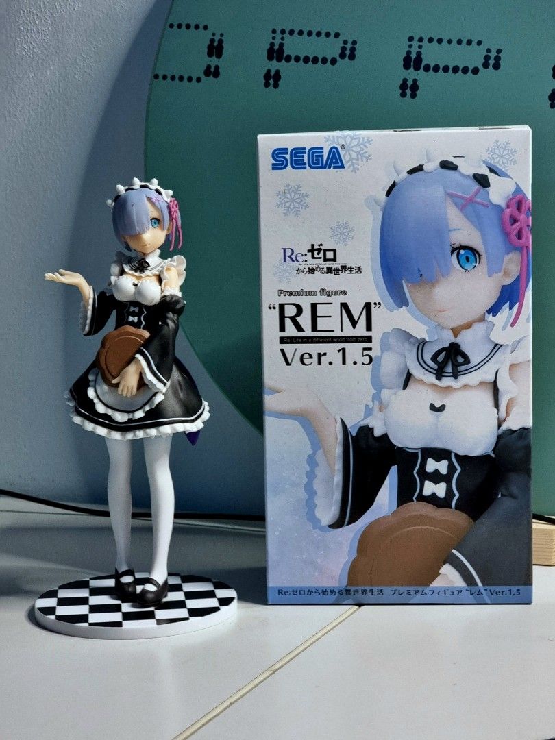 Re:Zero SEGA Rem Figurine Version 1.5 (Original) on Carousell