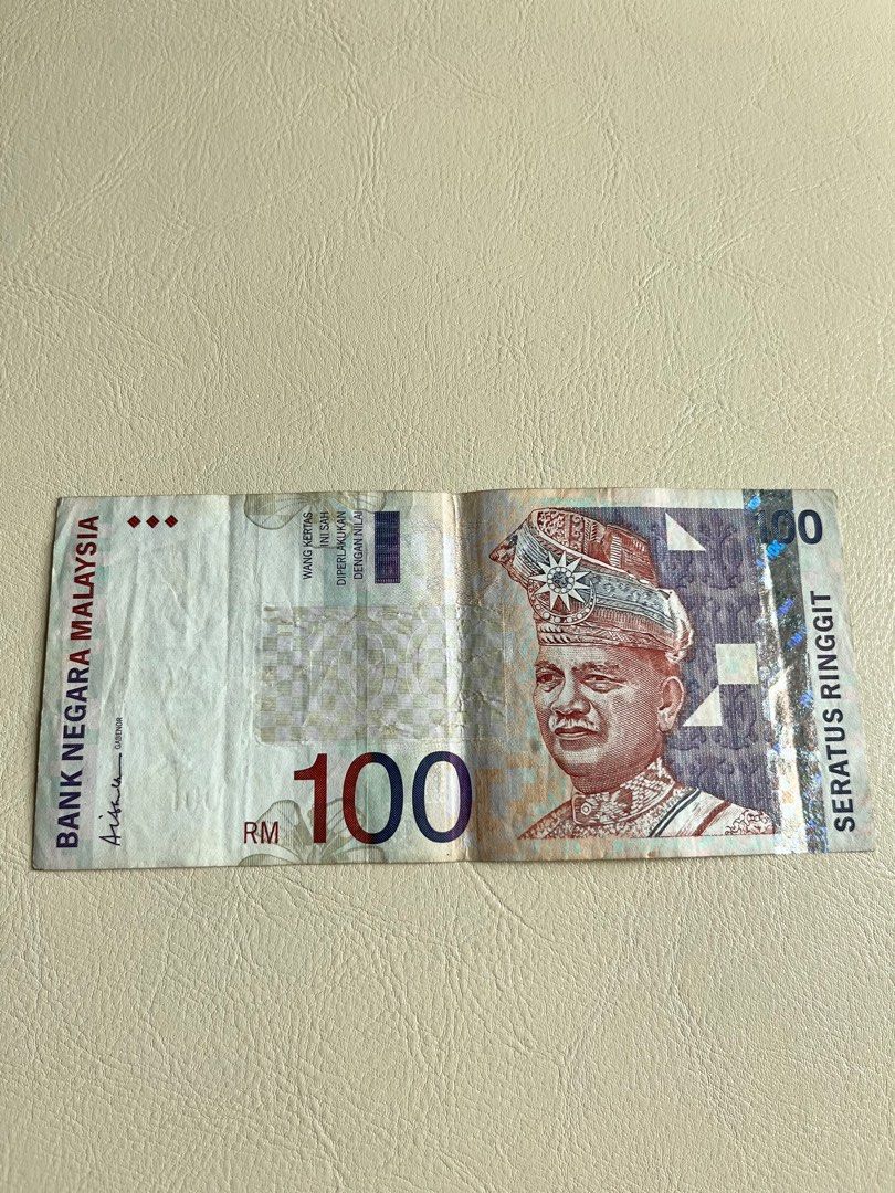 RM100 Old Note, Hobbies & Toys, Collectibles & Memorabilia, Currency on ...