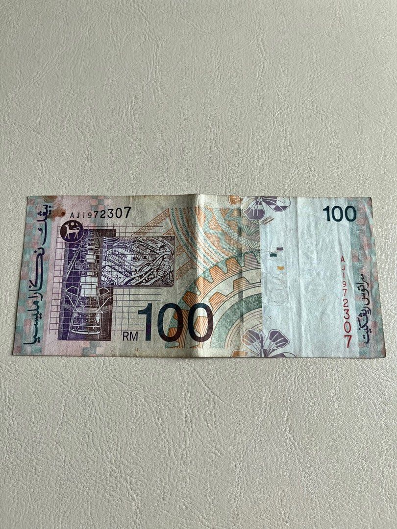 RM100 Old Note, Hobbies & Toys, Collectibles & Memorabilia, Currency on ...