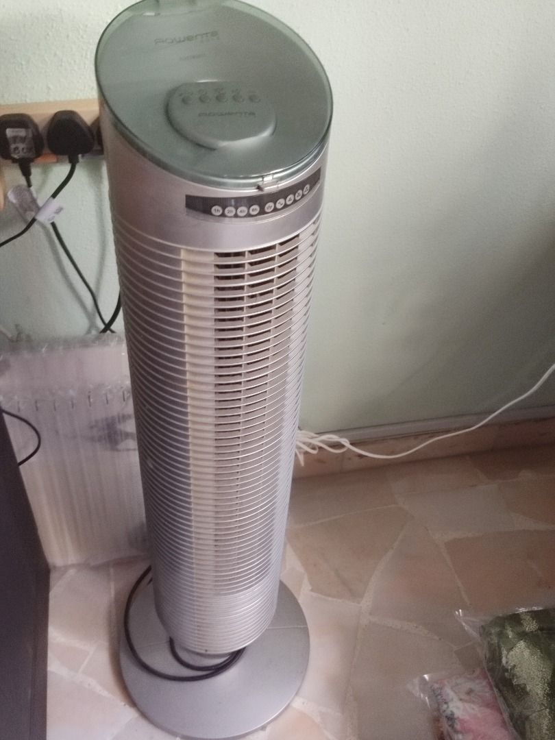 Rowenta Electronic Tower Fan, Furniture & Home Living, Lighting & Fans ...