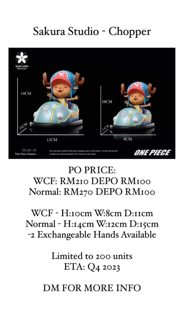 Sakura Studio - Chopper, Hobbies & Toys, Toys & Games on Carousell