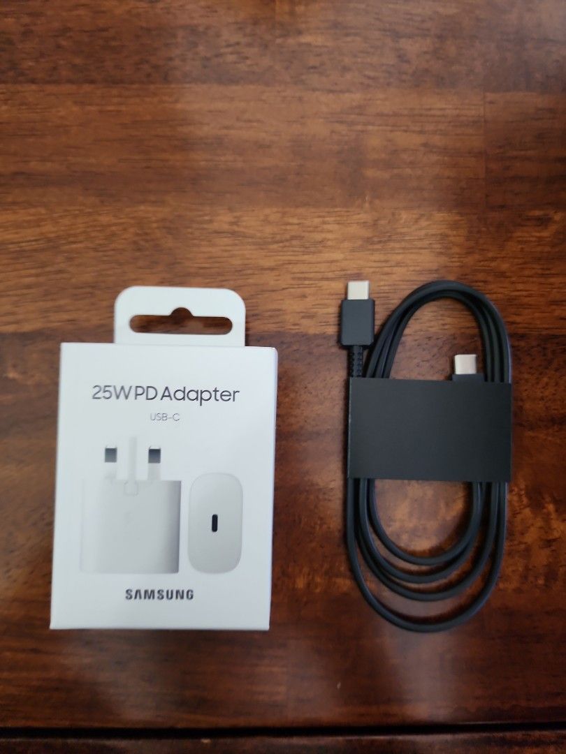 Samsung 25W Type C Adaptor with Cable, Mobile Phones & Gadgets, Mobile ...