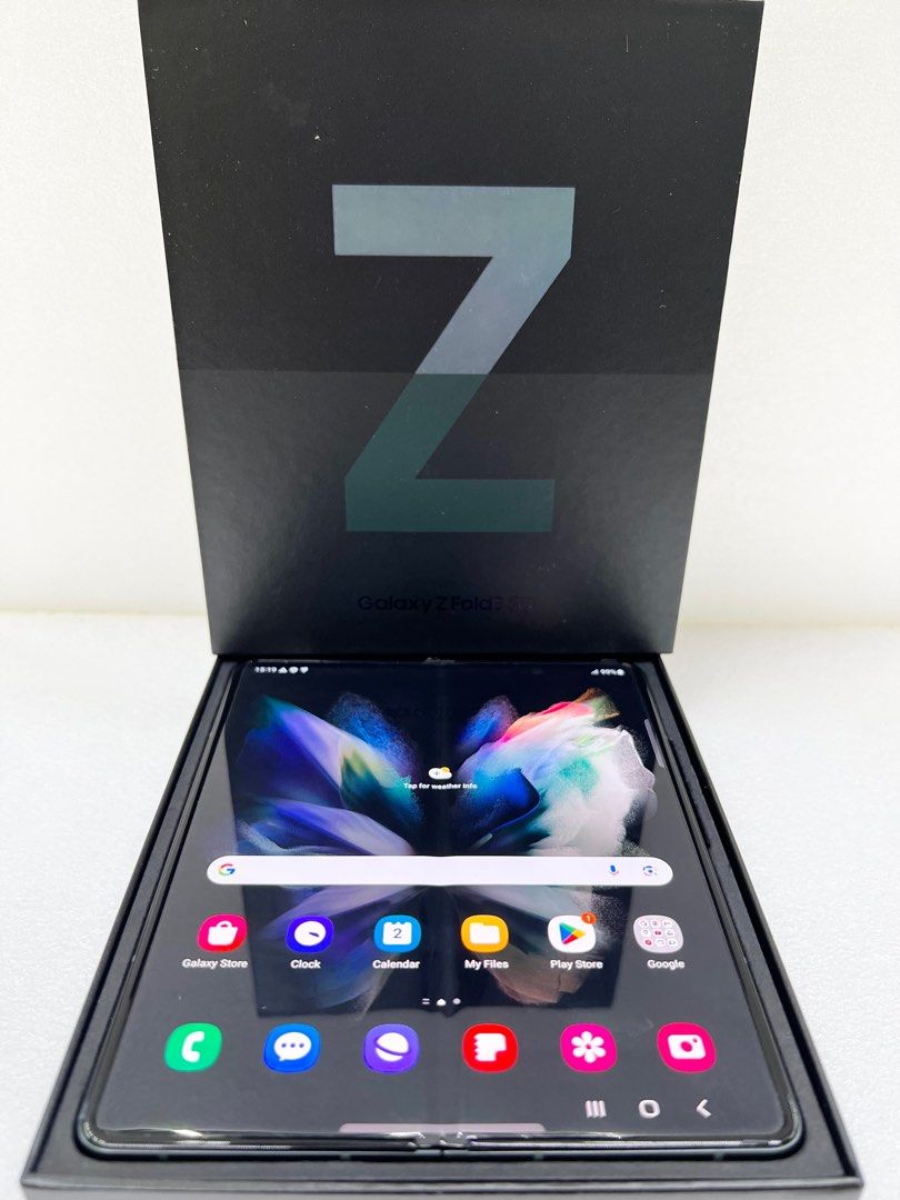 Samsung Galaxy Z Fold 3 5G 256GB Phantom Green, Mobile Phones & Gadgets ...