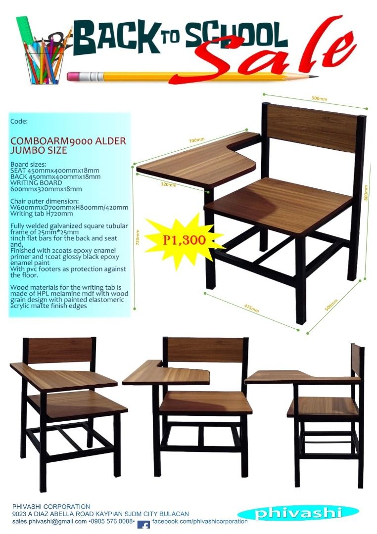 school furniture deped armchair training armchair with writing tab ...