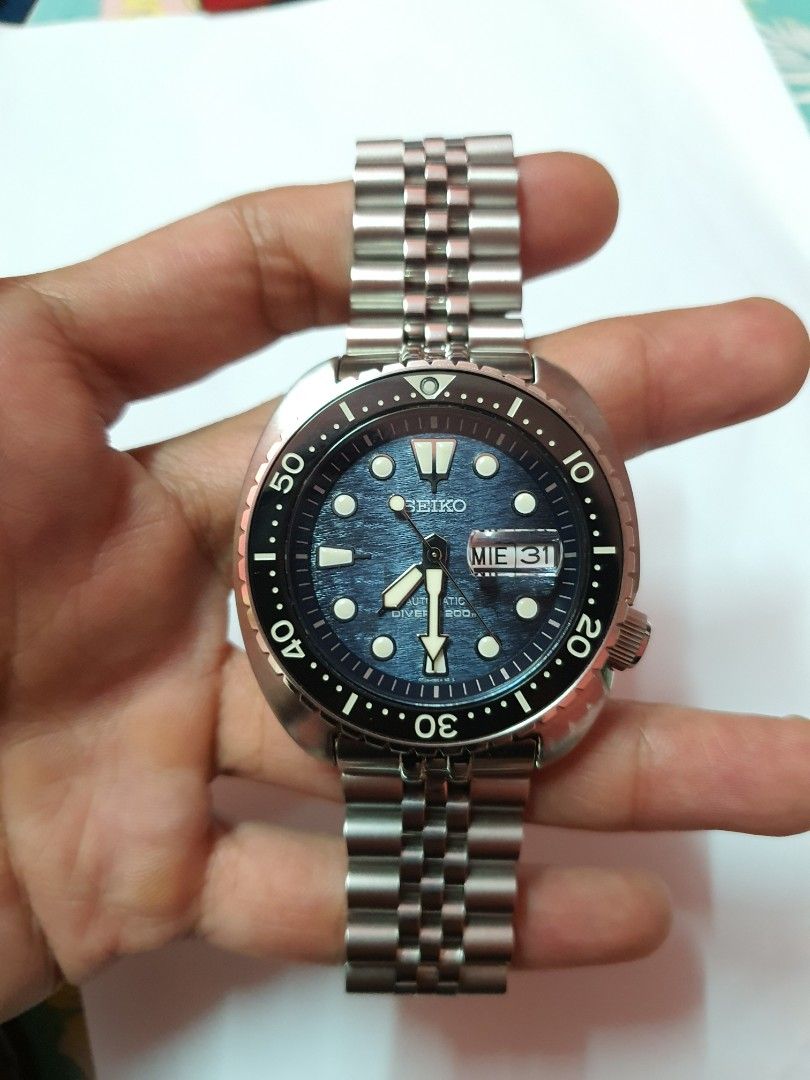 Seiko turtle bracelet, Men's Fashion, Watches & Accessories, Watches on ...