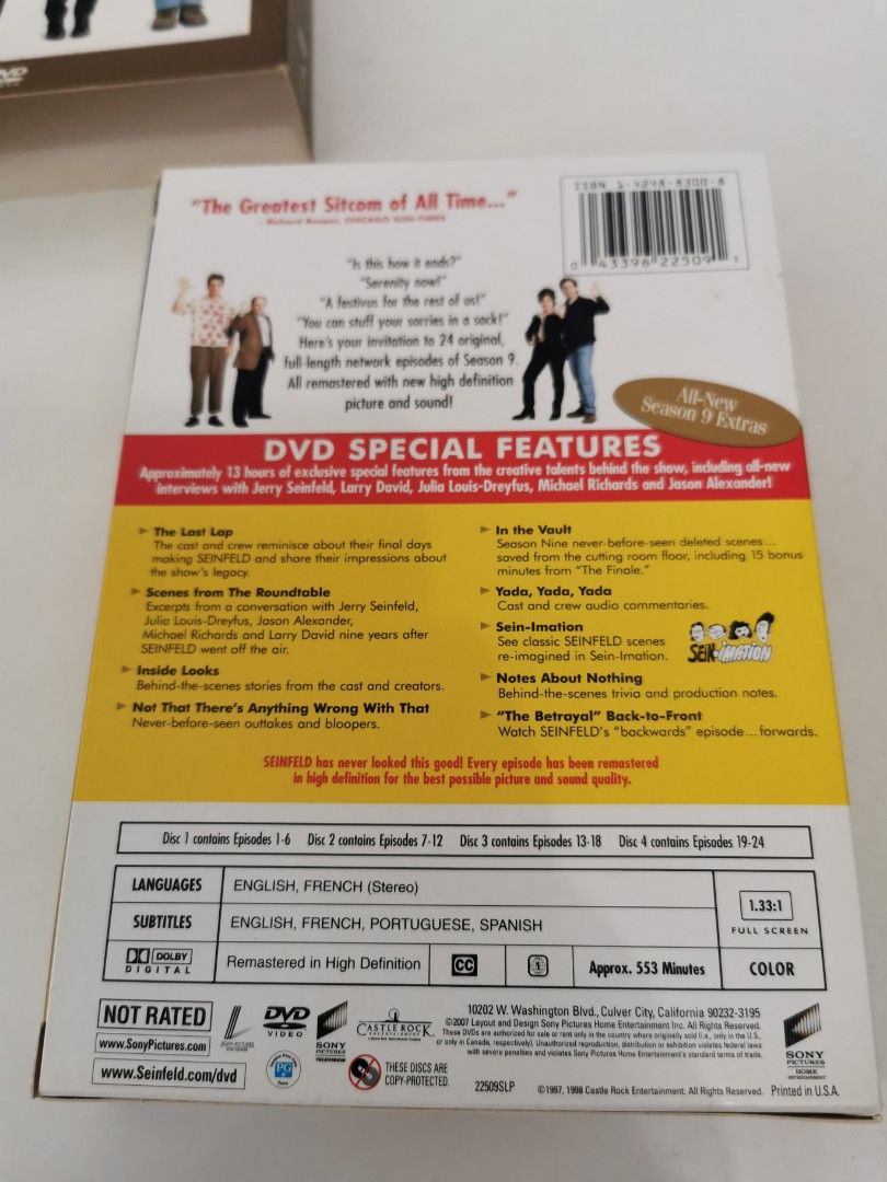 Seinfeld Dvd Player, Hobbies & Toys, Music & Media, CDs & DVDs on Carousell