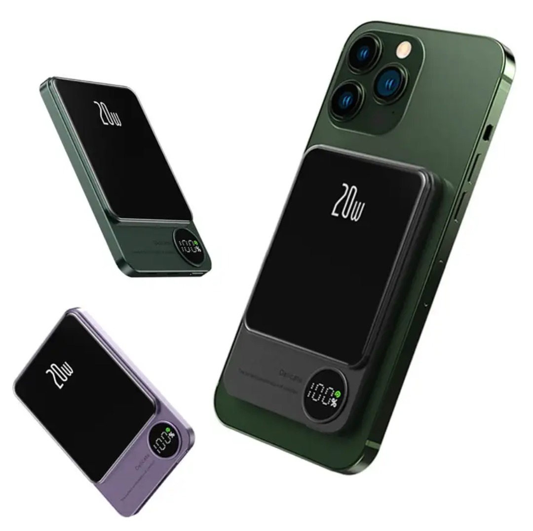 [SG] Mini Portable Wireless Powerbank 5000mAh 10000mAh Magnetic Power ...