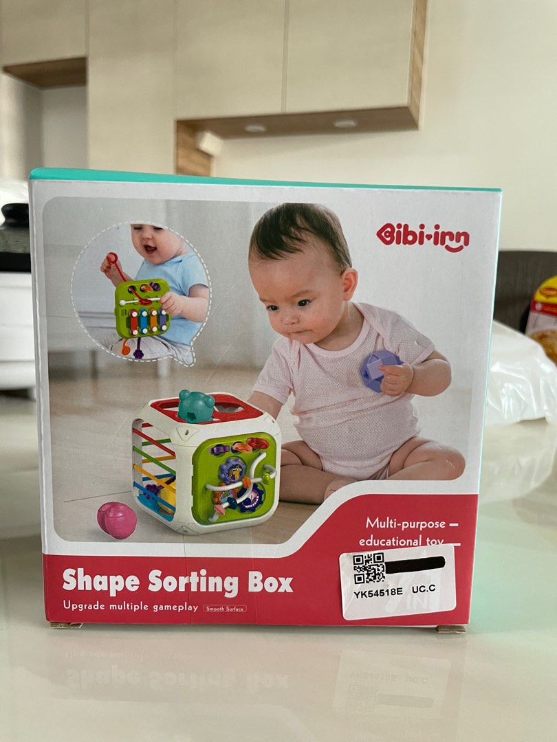 Shape Sorting Box 7 in 1, Babies & Kids, Infant Playtime on Carousell