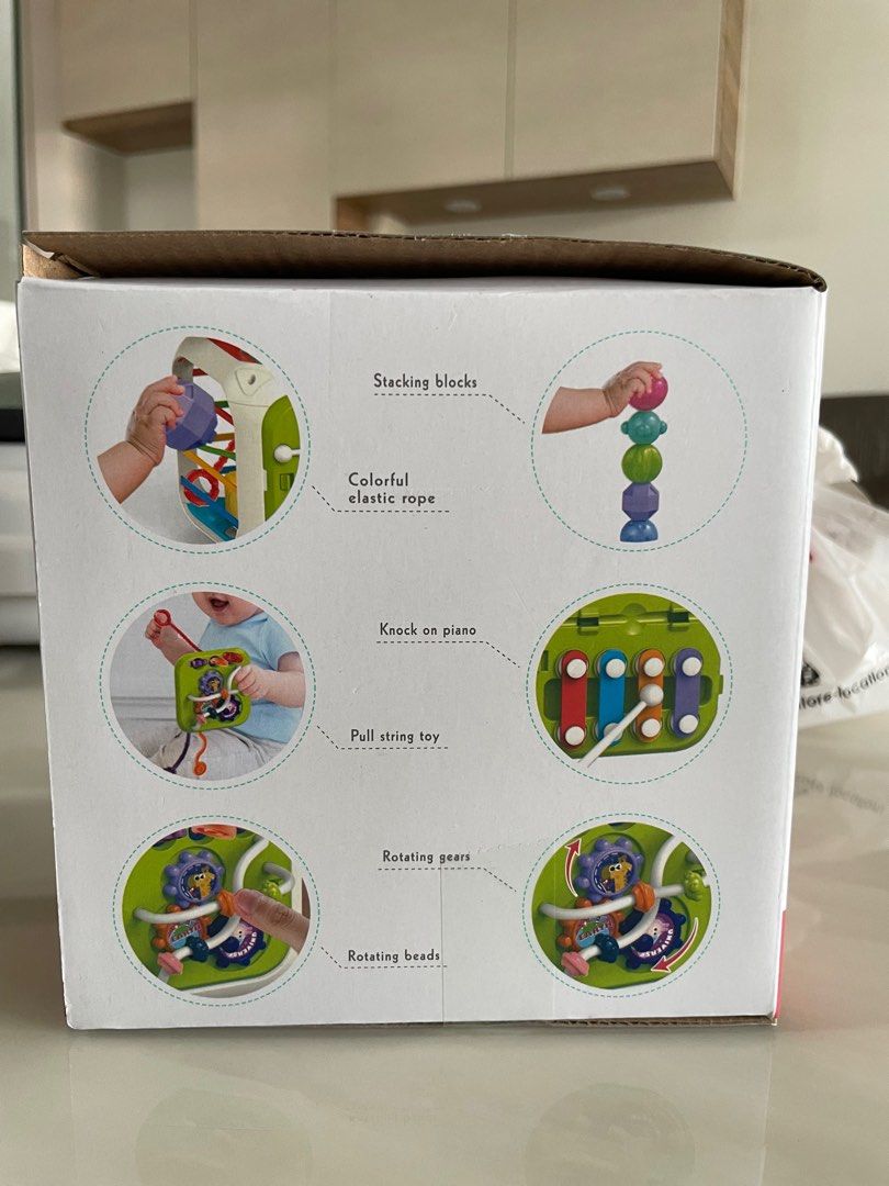 Shape Sorting Box 7 in 1, Babies & Kids, Infant Playtime on Carousell
