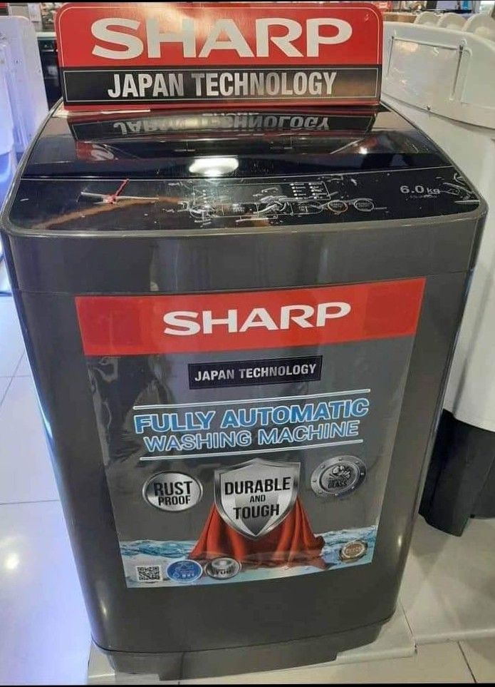 Sharp automatic washing machine, TV & Home Appliances, Washing Machines ...