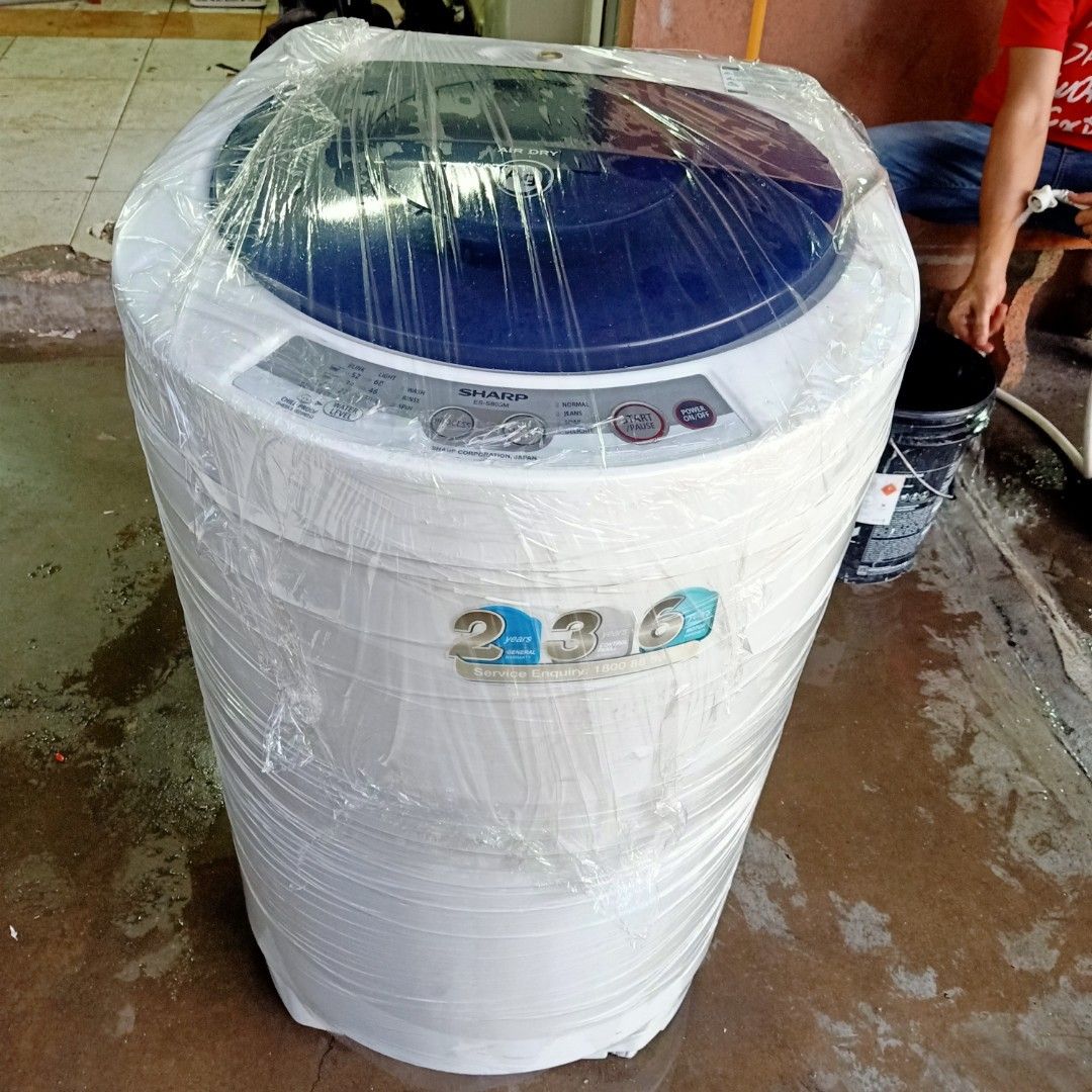 sharp fully automatic Washing machine 8kg, TV & Home Appliances ...