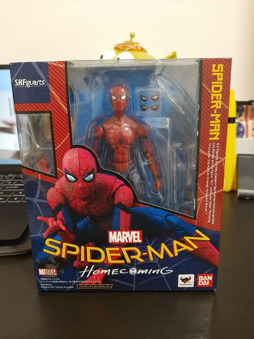 SHF SH Figuarts Spiderman Homecoming Spiderman 1/12 Scale Action Figure ...