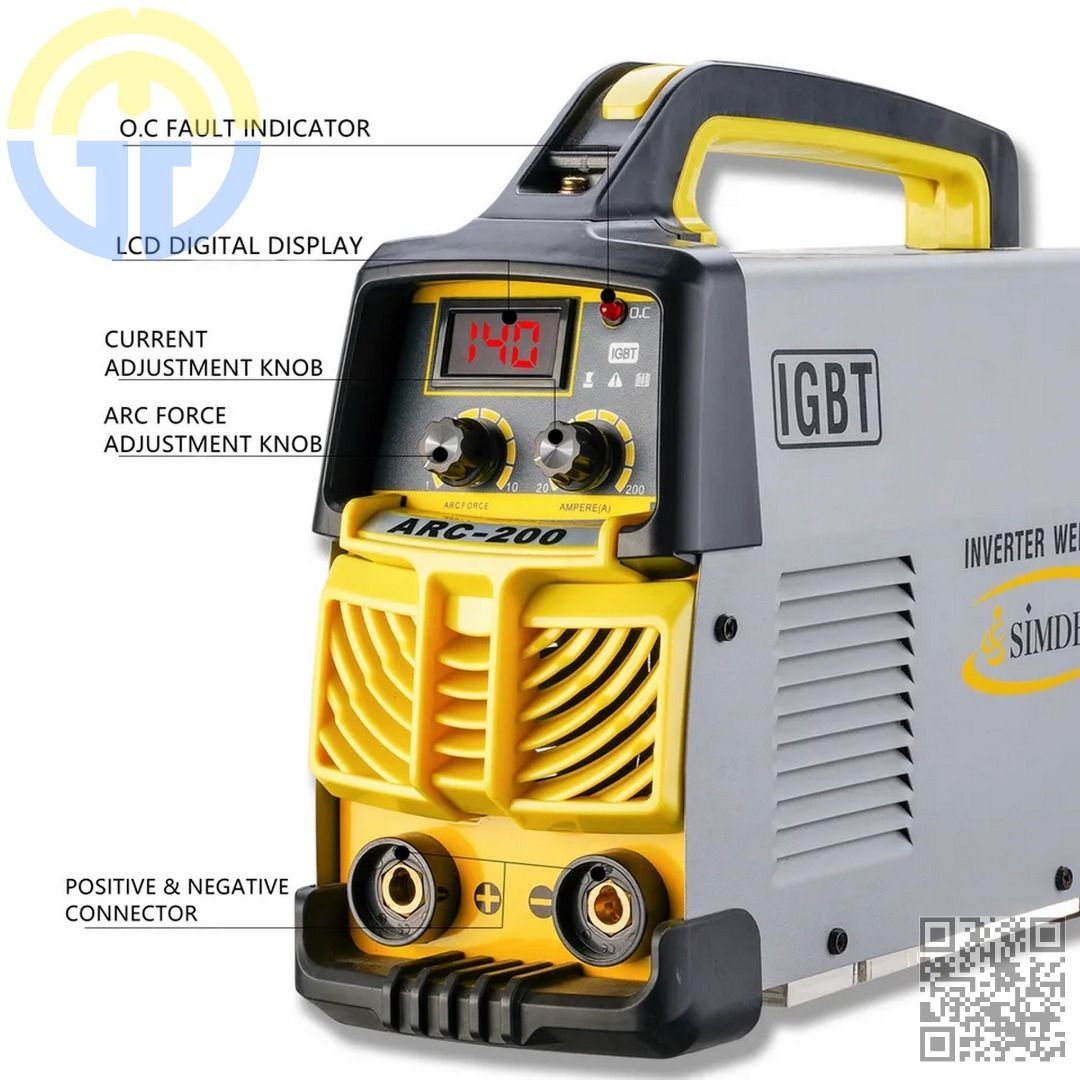 Simder Smooth Arc Inverter Welding Machine 200A 3-5mm Deep Penetration ...