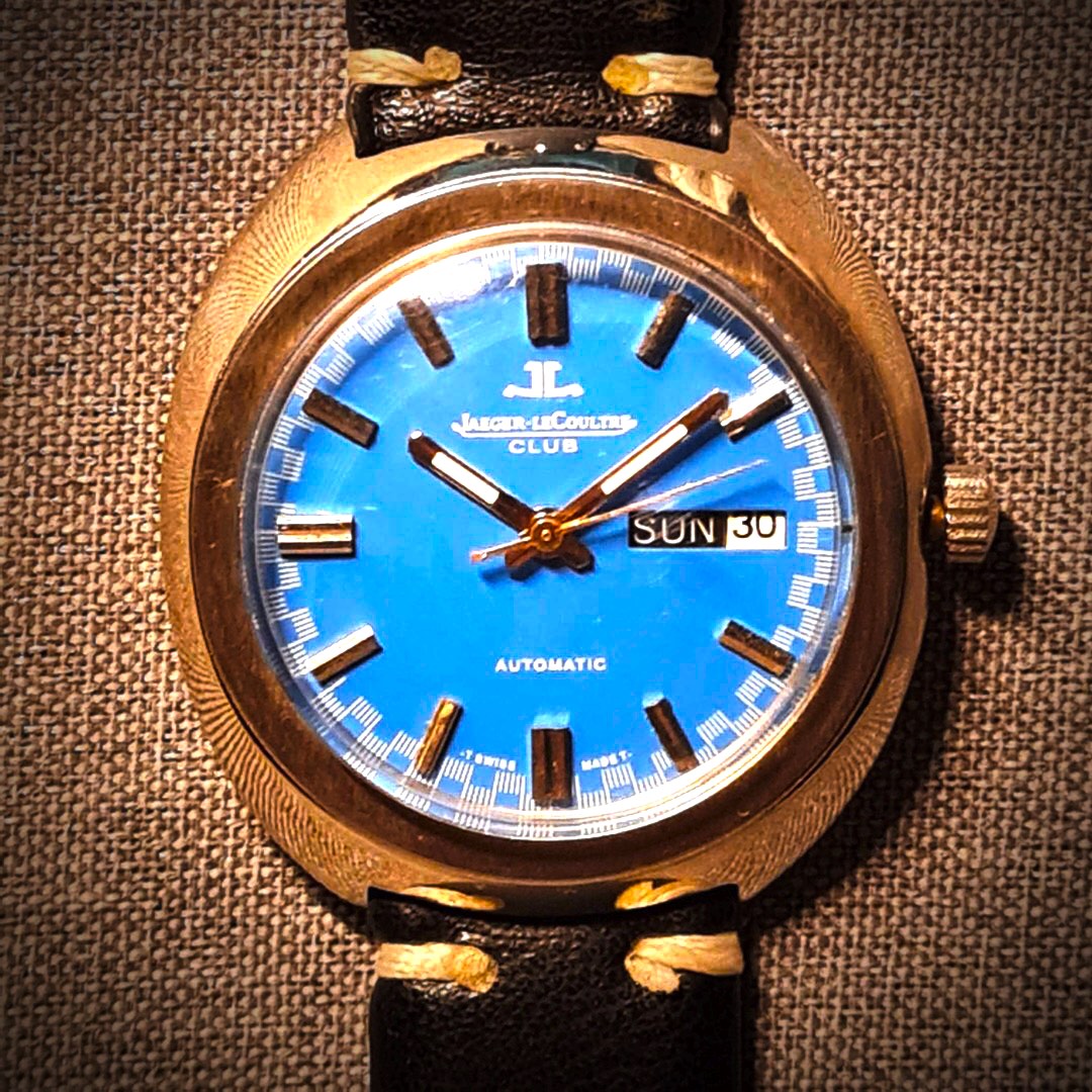 Sky Blue Jaeger LeCoultre - Swiss Made - Automatic, Men's Fashion ...